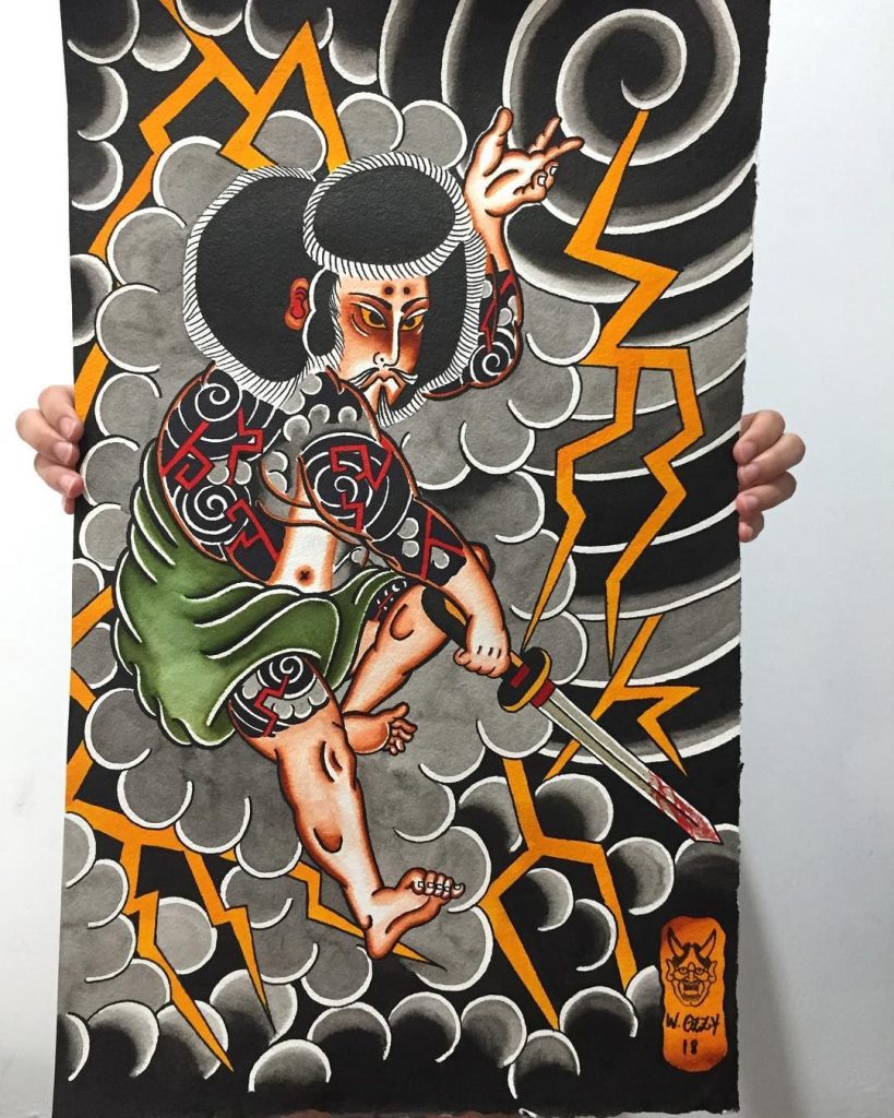 150+ hình xăm Nhật cổ mini đẹp mang lại may mắn