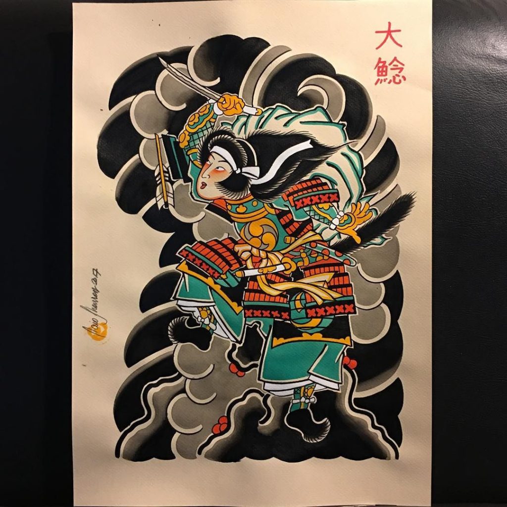 150+ hình xăm Nhật cổ mini đẹp mang lại may mắn